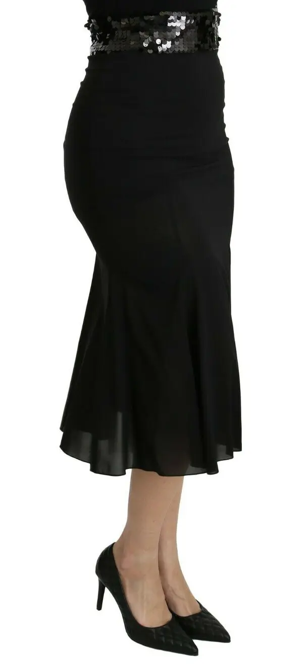 Dolce & Gabbana Mermaid High Waist Midi Skirt