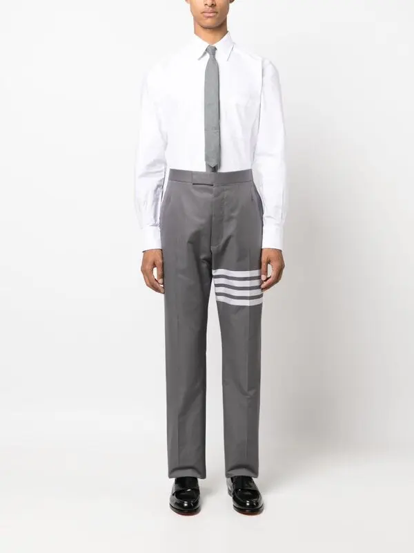 Thom Browne Button-up Cotton Shirt - Azzurro