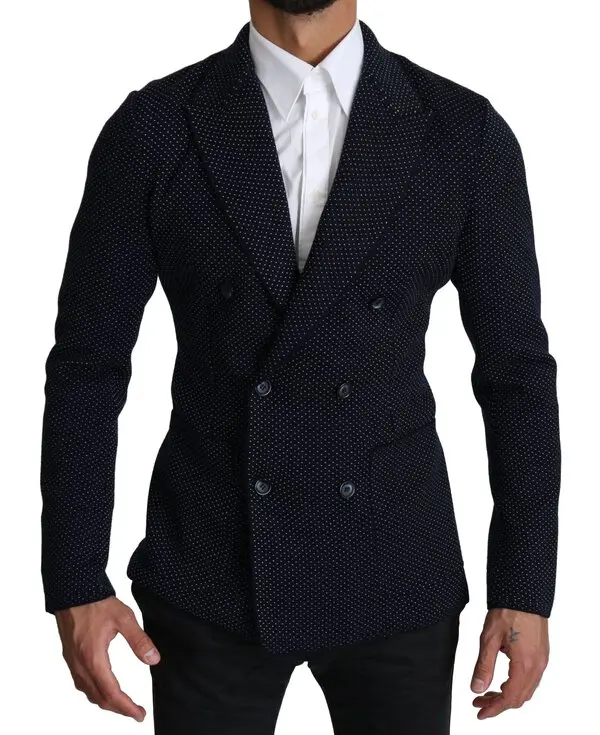 Dolce & Gabbana Dotted Double Breasted Blazer