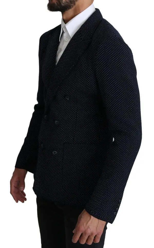 Dolce & Gabbana Dotted Double Breasted Blazer