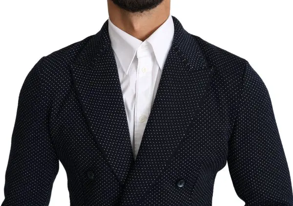 Dolce & Gabbana Dotted Double Breasted Blazer