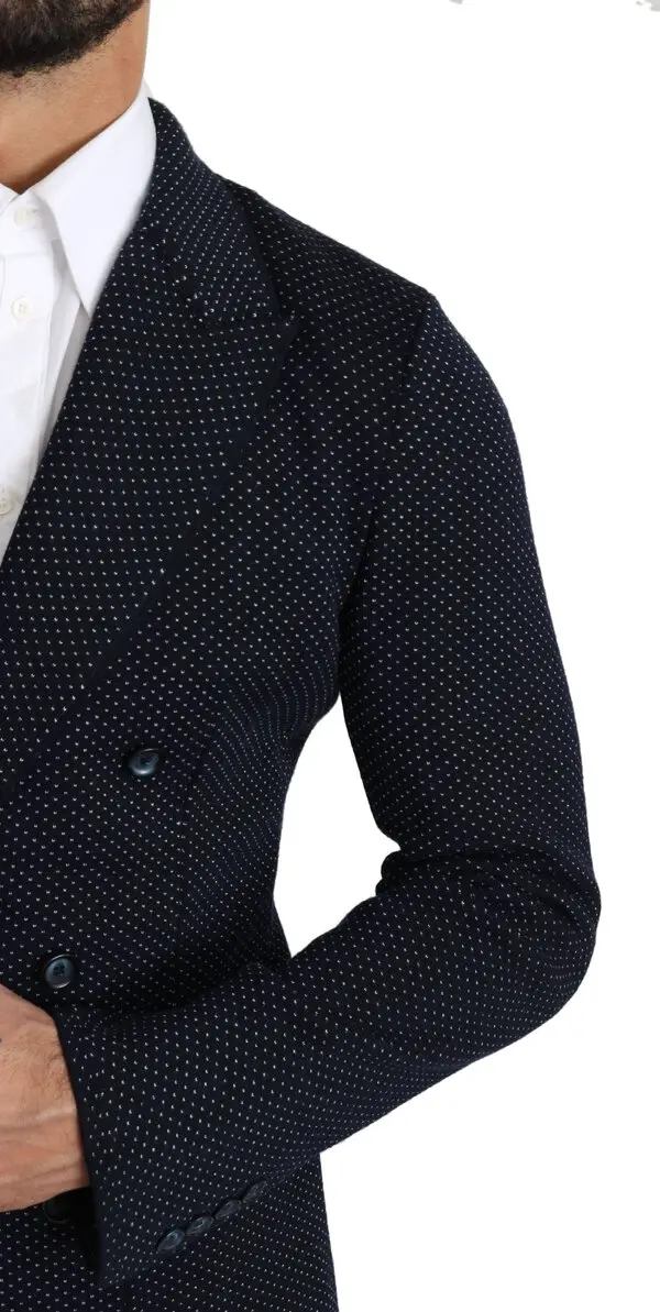 Dolce & Gabbana Dotted Double Breasted Blazer
