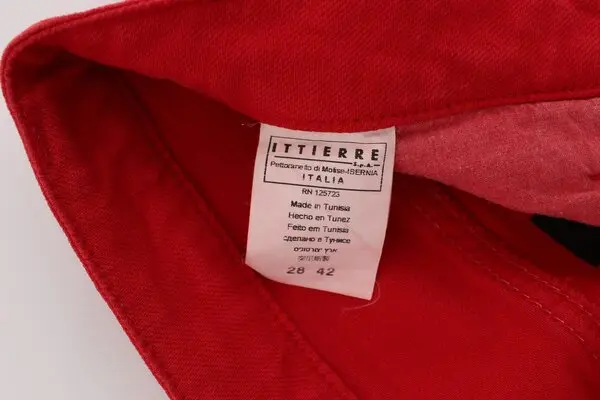 Costume National Cotton Blend Super Slim Fit Jeans