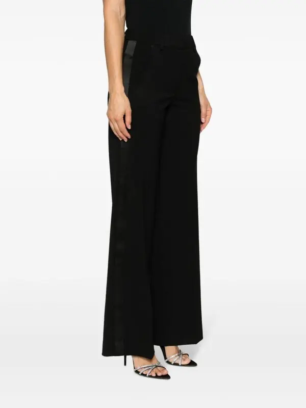 PAROSH Pleated Virgin Wool Blend Trousers
