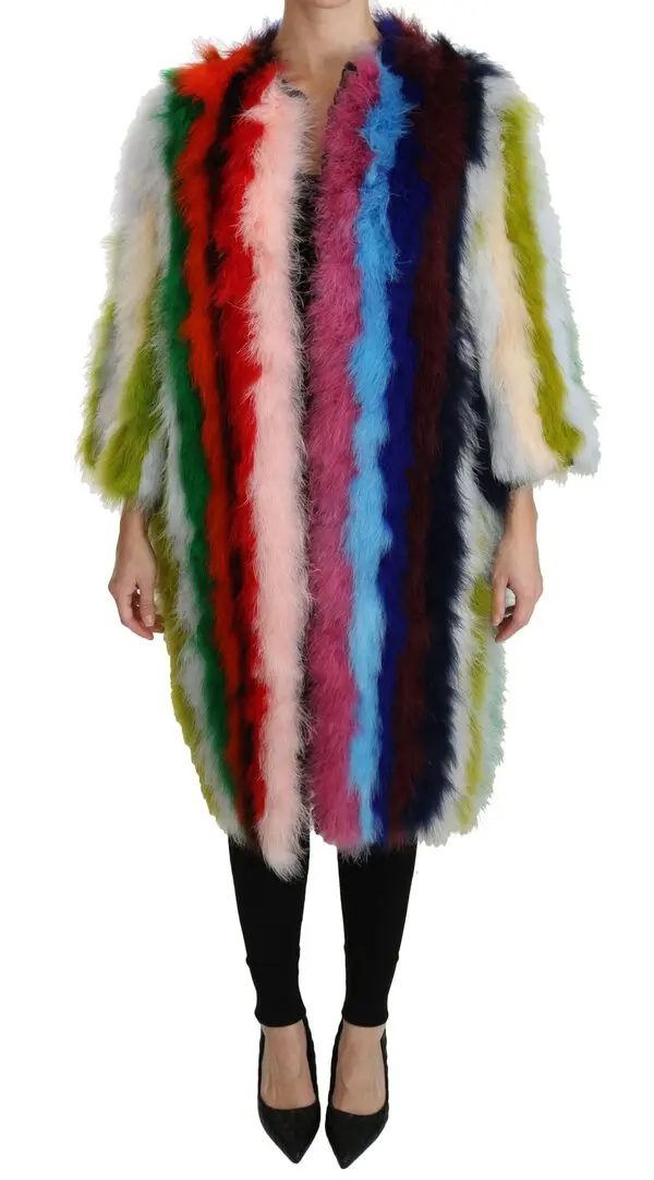 Dolce & Gabbana Turkey Feather Cape