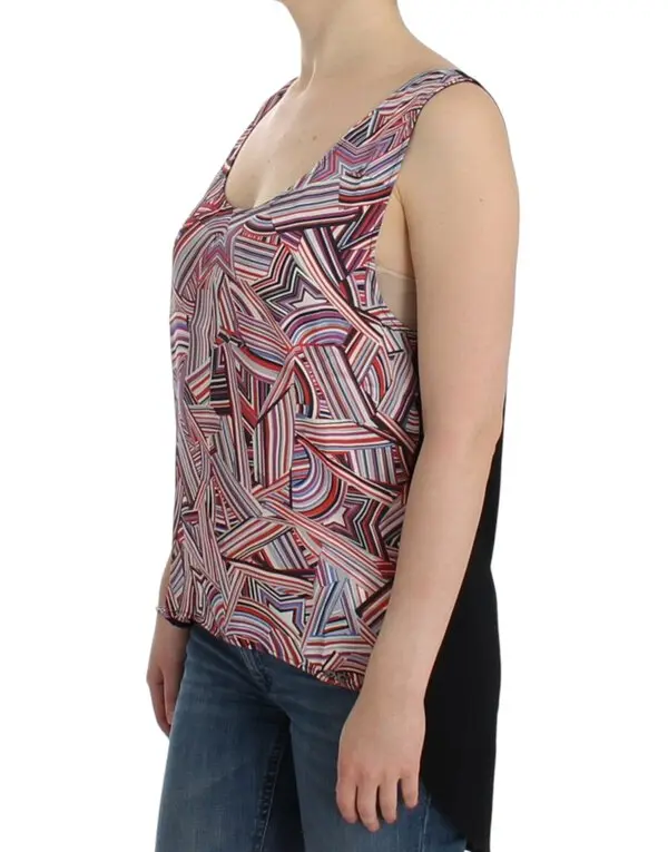 Costume National Sleeveless Printed Top - Multicolor