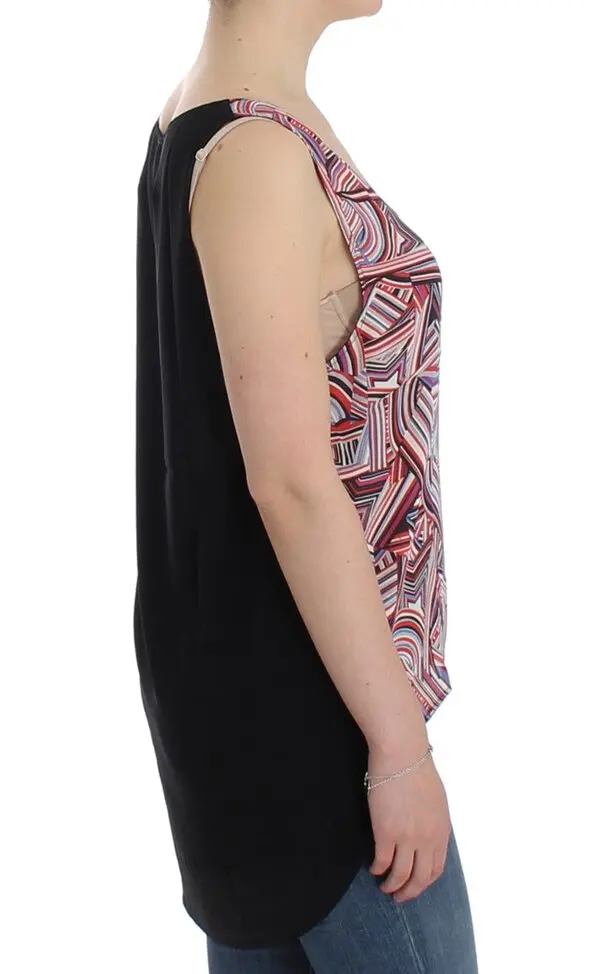 Costume National Sleeveless Printed Top - Multicolor