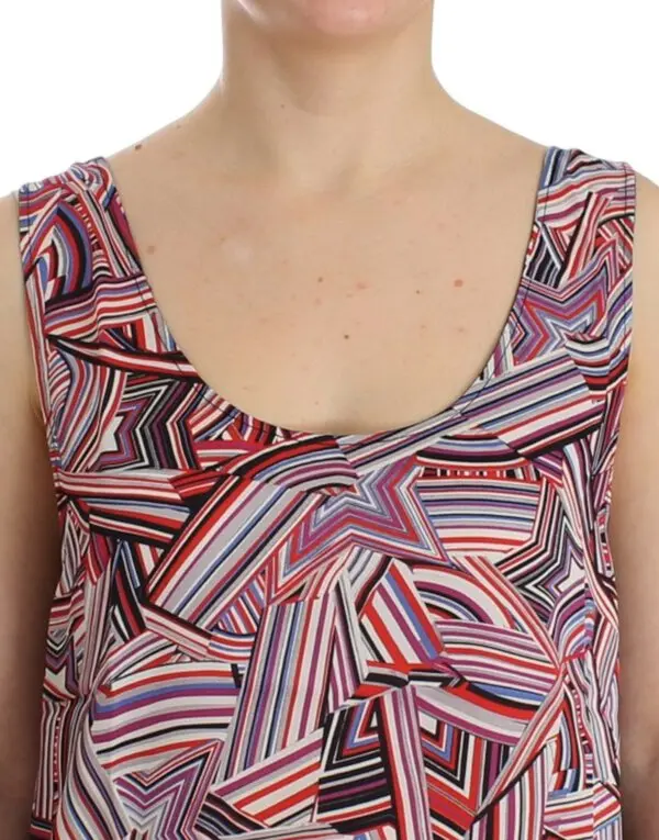 Costume National Sleeveless Printed Top - Multicolor