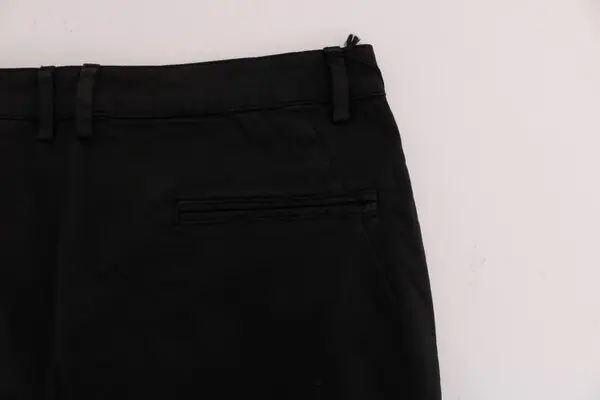 Costume National Slim Fit Cotton Stretch Trousers