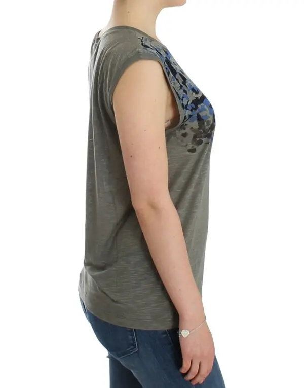 Costume National Sleeveless Printed T-shirt