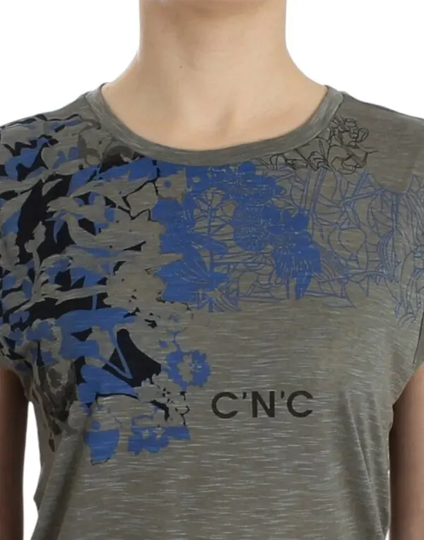 Costume National Sleeveless Printed T-shirt