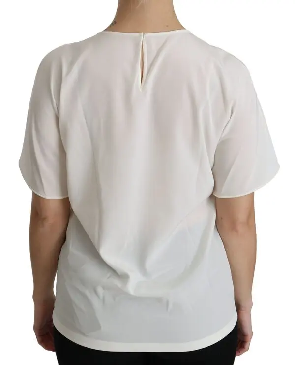 Dolce & Gabbana Dgfamily Patch Short Sleeve Blouse Top