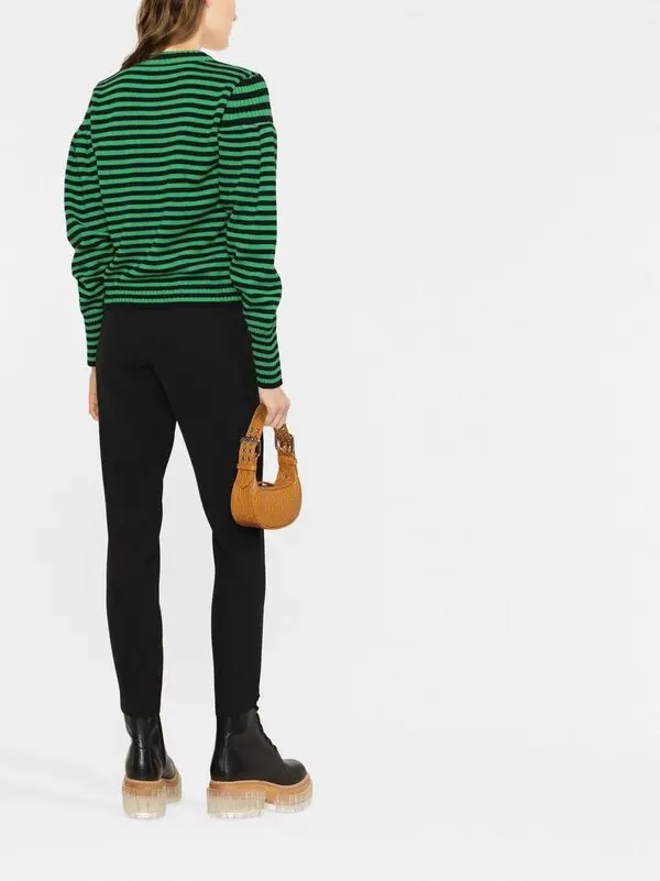 PAROSH Cropped Elasticated Leggings