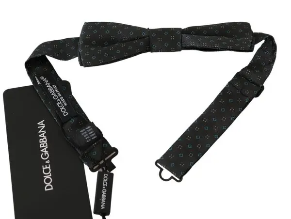 Dolce & Gabbana Patterned Bow Tie - Gray