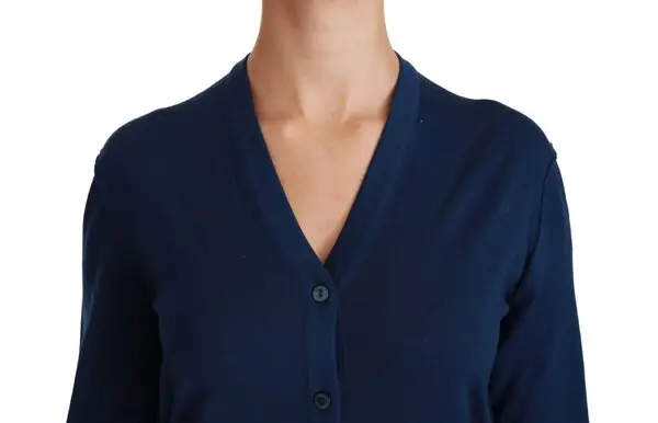 Dolce & Gabbana Button Cardigan Virgin Wool Sweater