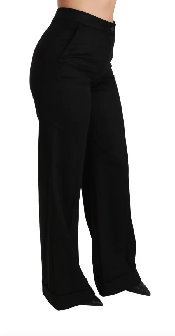 Dolce & Gabbana Wide-leg Flared Cashmere Trousers