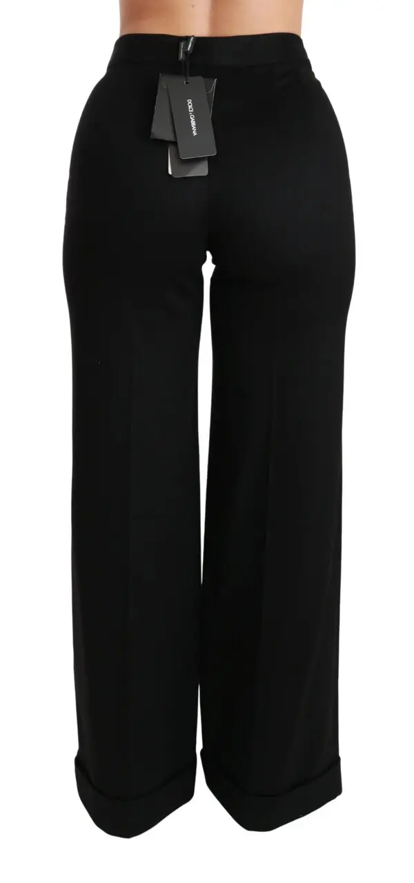 Dolce & Gabbana Wide-leg Flared Cashmere Trousers