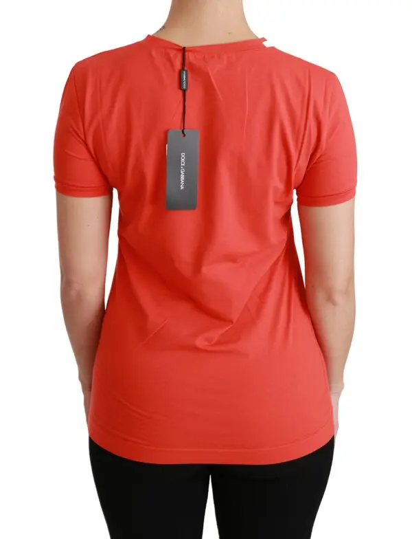 Dolce & Gabbana Crewneck Short Sleeve T-shirt - Red