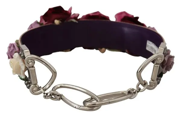 Dolce & Gabbana Floral Appliqués Shoulder Strap