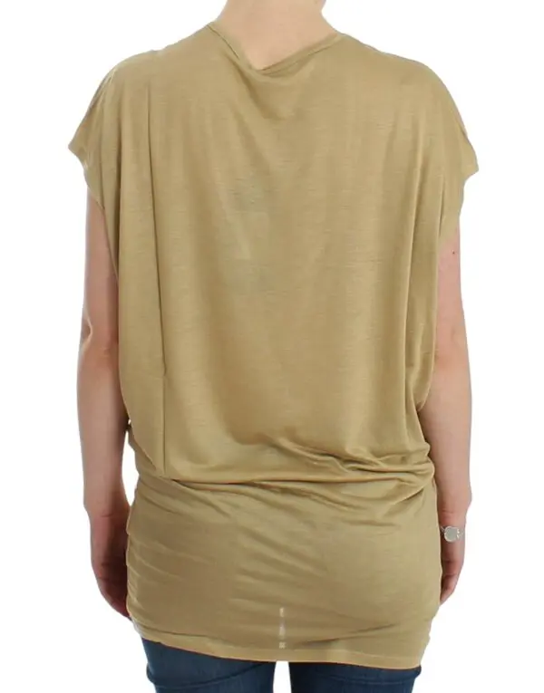 Costume National V-neck Printed T-shirt