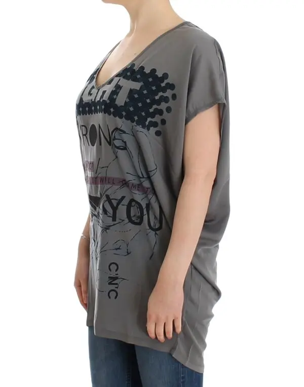 Costume National C'n'c V-neck Graphic T-shirt