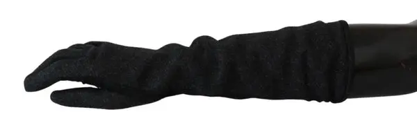 Dolce & Gabbana Mid-arm Length Wool Mittens
