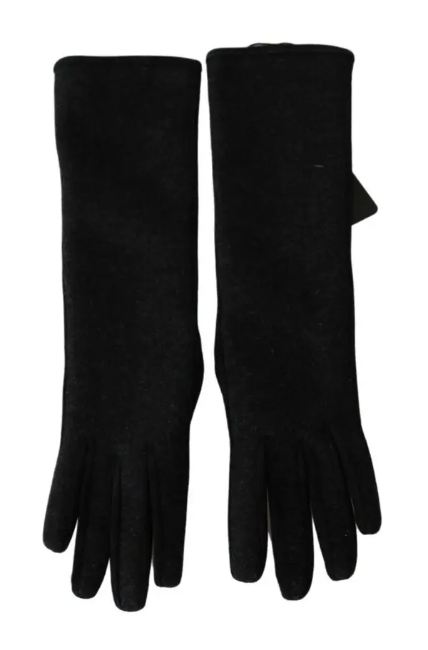 Dolce & Gabbana Mid-arm Length Wool Mittens