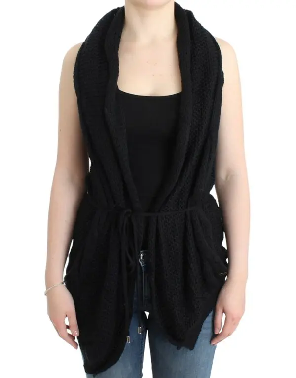Costume National Sleeveless Knitted Cardigan