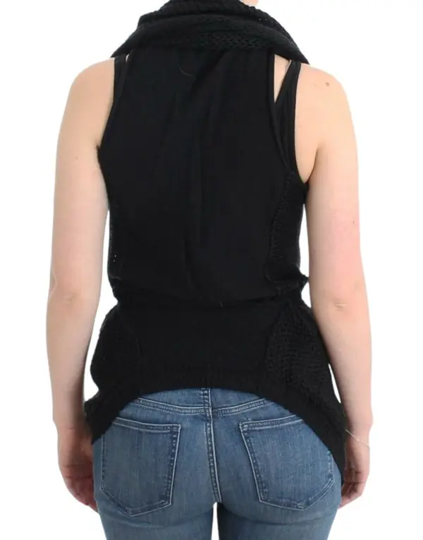 Costume National Sleeveless Knitted Cardigan