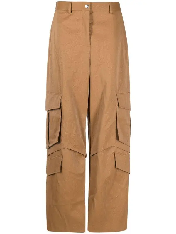 MSGM Multi-pocket Cargo Trousers - Camel