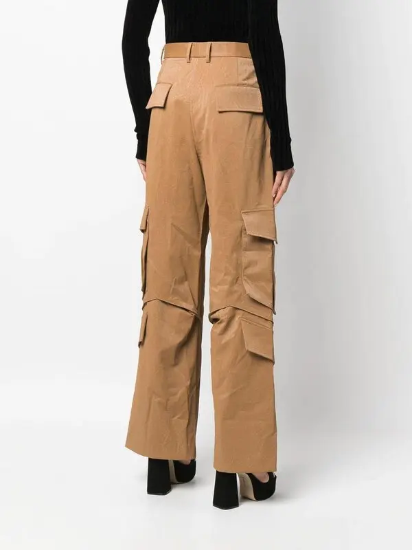 MSGM Multi-pocket Cargo Trousers - Camel