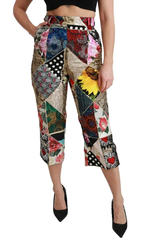 Dolce & Gabbana High-waist Cropped Pants