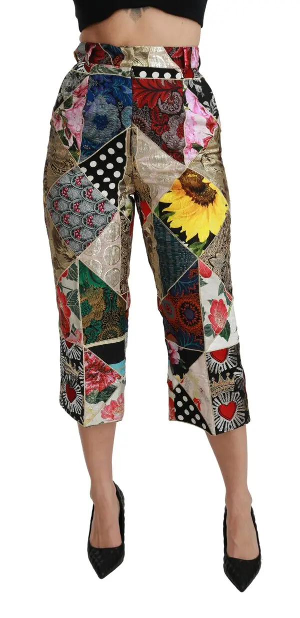 Dolce & Gabbana High-waist Cropped Pants