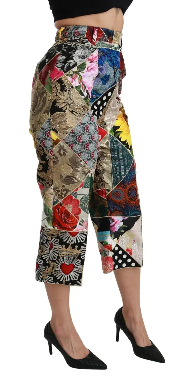 Dolce & Gabbana High-waist Cropped Pants