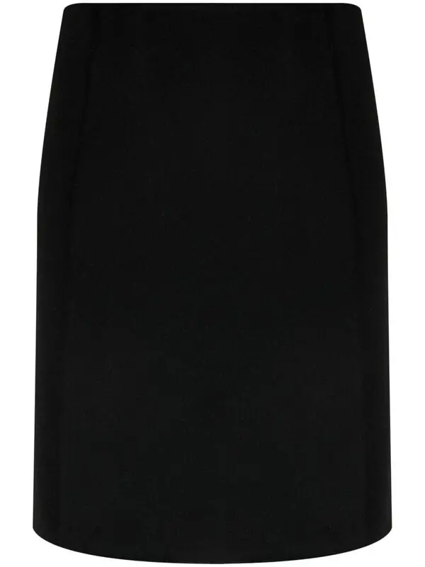 PAROSH High-waist Wool Wrap Skirt
