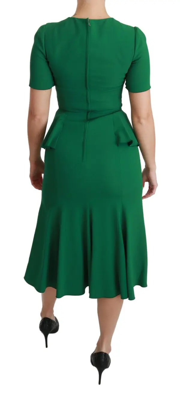 Dolce & Gabbana Heart Patch Mermaid Midi Dress