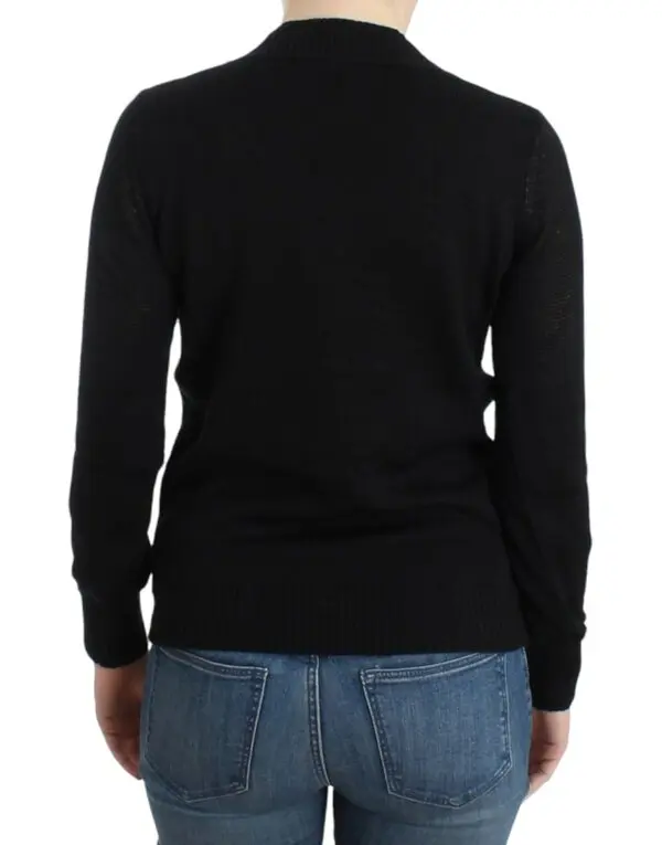Costume National V-neck Wool Blend Sweater