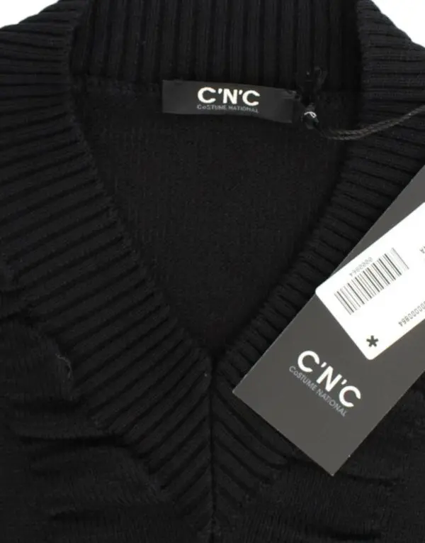 Costume National V-neck Wool Blend Sweater