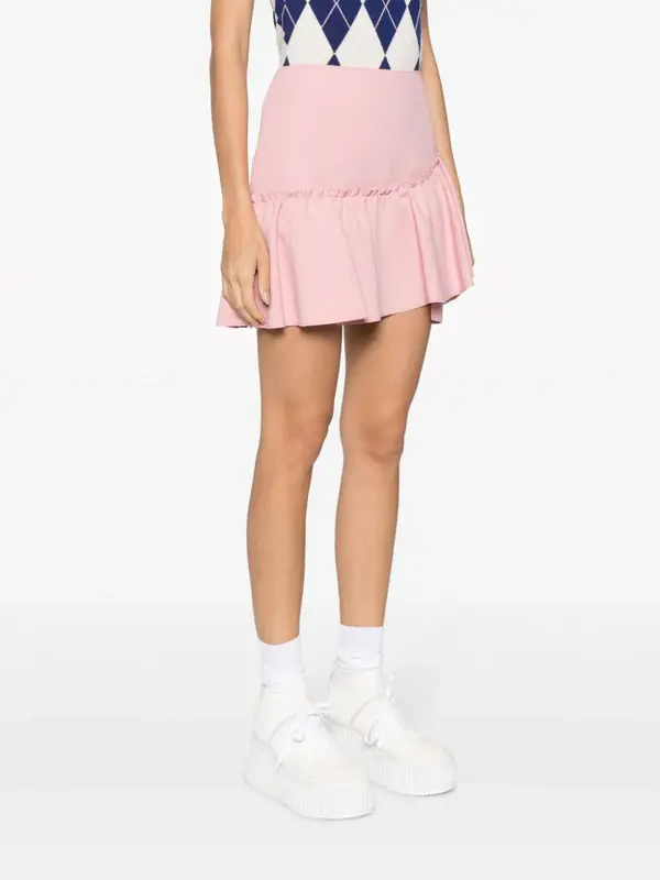 MSGM High-waist Ruffle Skirt