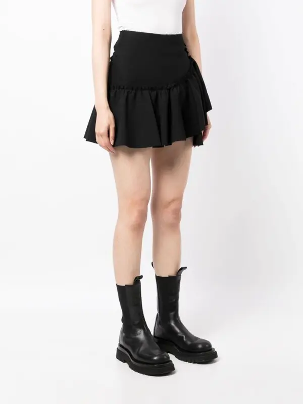 MSGM High-waist Ruffle Skirt