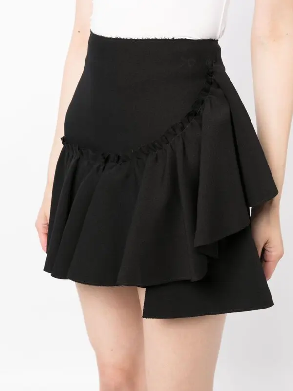 MSGM High-waist Ruffle Skirt