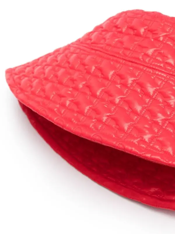 PATOU Embroidered Logo Bucket Hat - Red