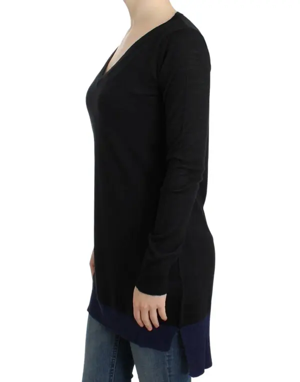 Costume National V-neck Lightweight Knit Sweater