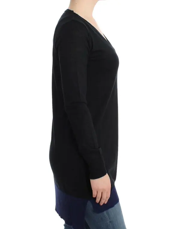 Costume National V-neck Lightweight Knit Sweater