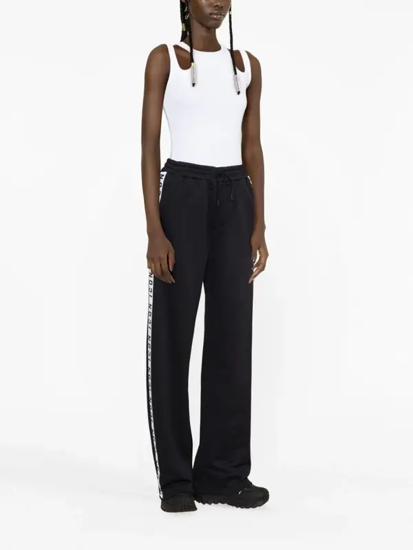 Dsquared2 Logo Tape Wide-leg Tracks