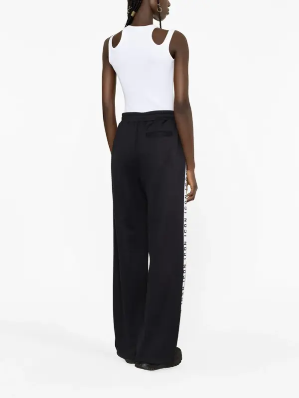 Dsquared2 Logo Tape Wide-leg Tracks