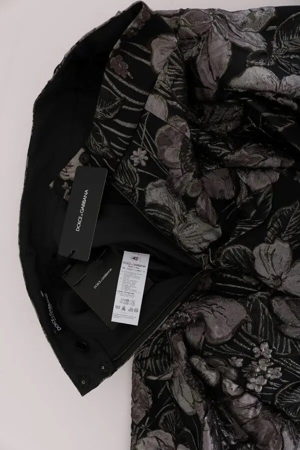 Dolce & Gabbana Floral Brocade Straight Skirt