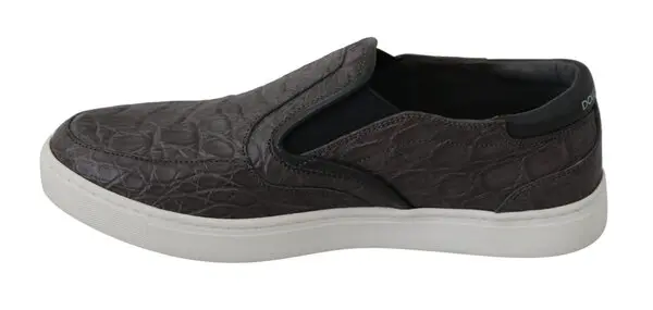 Dolce & Gabbana Caiman Leather Loafers