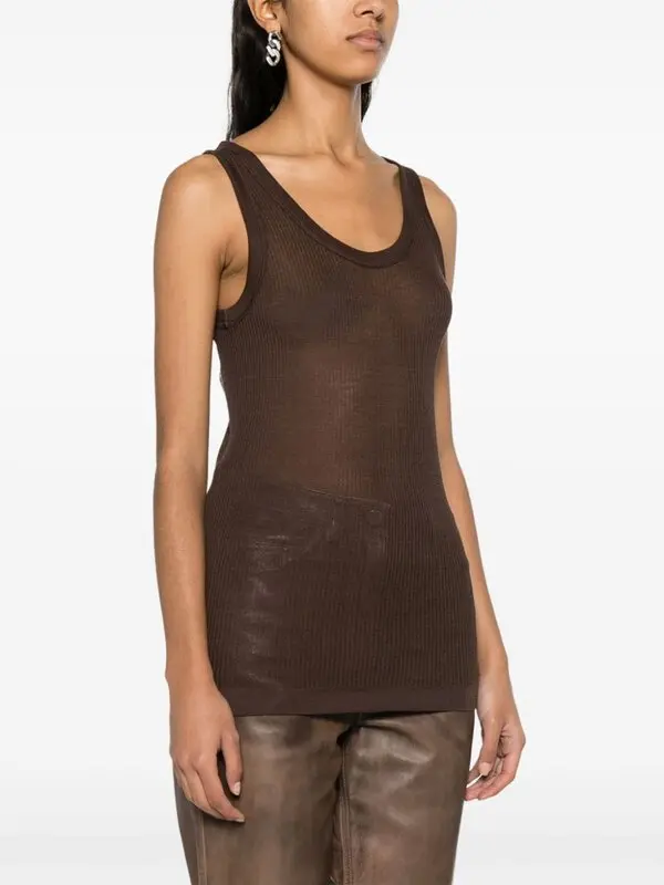 LEMAIRE Fine-ribbed Seamless Tank Top
