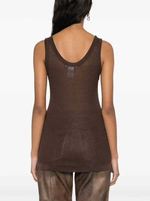 LEMAIRE Fine-ribbed Seamless Tank Top
